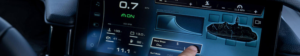 Boat Display & Screens from Malibu, Axis, Supra, Moomba & Nautique