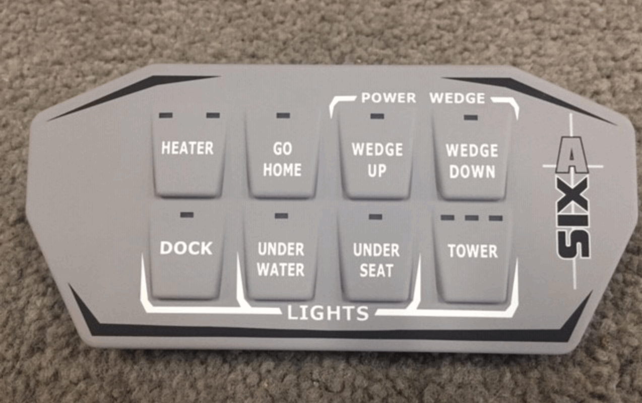 Axis 2x4 Keypad Outboard, Power Wedge, '18-'21 (6174058)