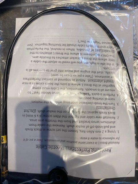 Perfect Pass Cable Throttle 24"