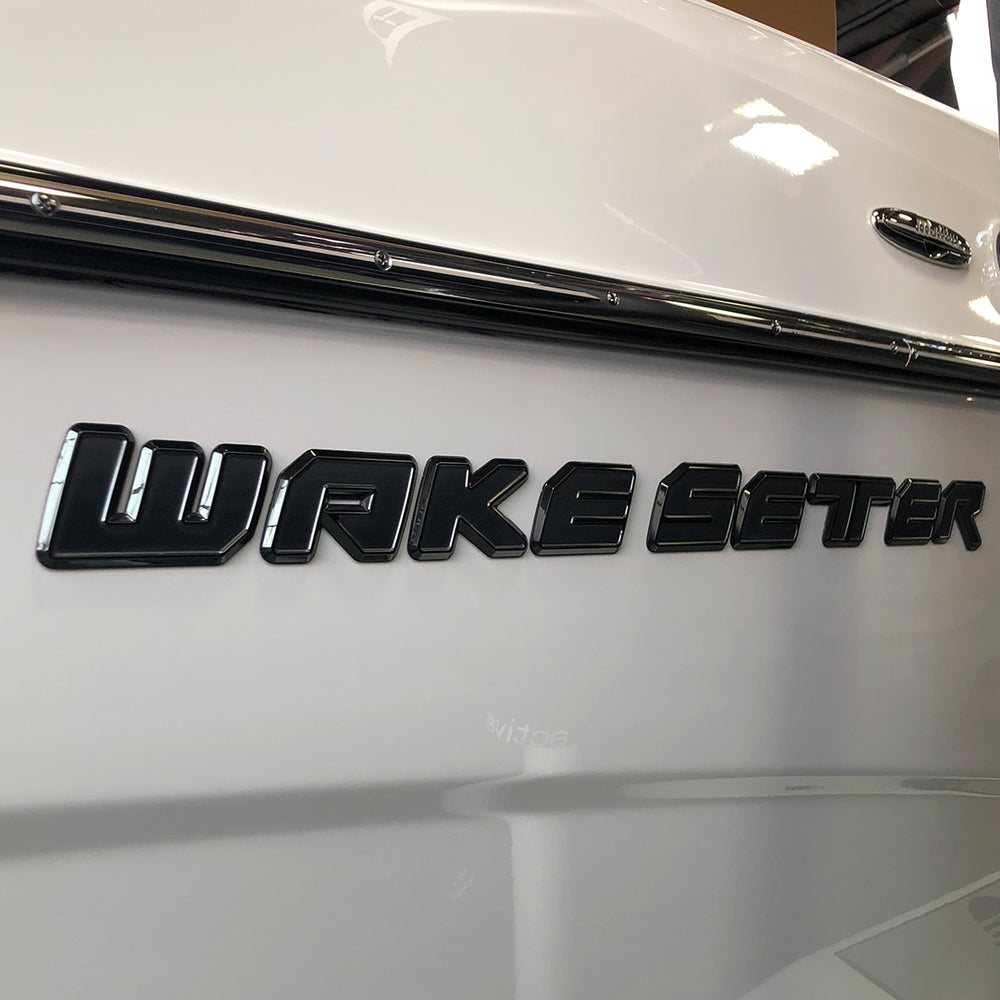 Malibu Wakesetter Hull Decal, 32" (Chrome) 2017-19